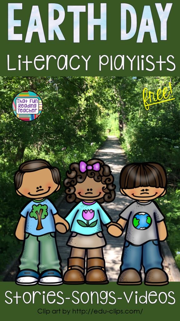 Earth Day Playlists - free! - That Fun Reading Teacher