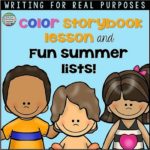 End of Year Writing Lesson: Writing for a purpose - Summer Lists ...