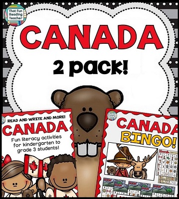 Fun, NoPrep Canada Literacy Activities & Canada Day conversations with ...