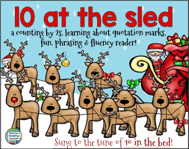 Counting reindeer by twos, fun, phrasing and fluency, and showing what ...