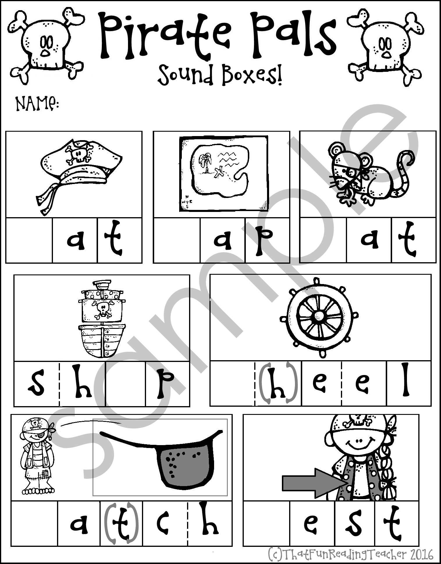 That Fun Reading Teacher - Phonemic Awareness hearing sounds words