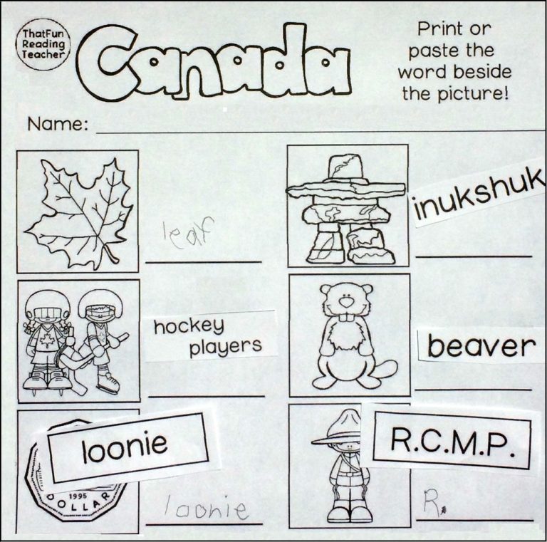 Fun, NoPrep Canada Literacy Activities & Canada Day conversations with ...