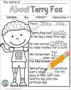 Terry Fox Marathon of Hope - Resources for the walk, talking to ...