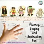 Halloween Fluency, Singing & Subtraction Fun! - That Fun Reading Teacher
