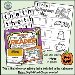 Halloween no-prep early literacy activities! - That Fun Reading Teacher