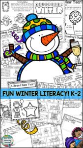 Fun (and free) literacy playlists for Winter! - That Fun Reading Teacher
