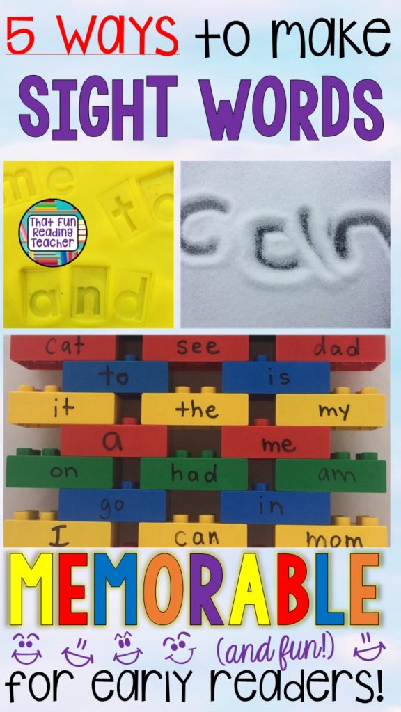 Make sight words memorable and fun for early readers and writers ...