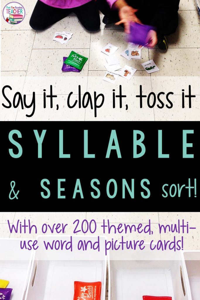 Fun activities for sorting syllables, seasons and more - through play ...