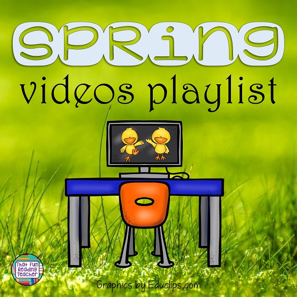 Spring Playlists - free! - That Fun Reading Teacher