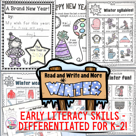 Winter literacy posts, resources and links - That Fun Reading Teacher