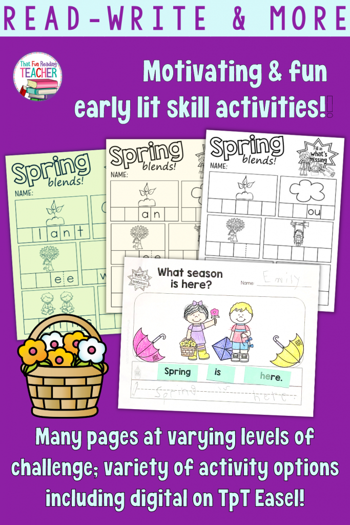 Spring literacy posts, resources and links - That Fun Reading Teacher
